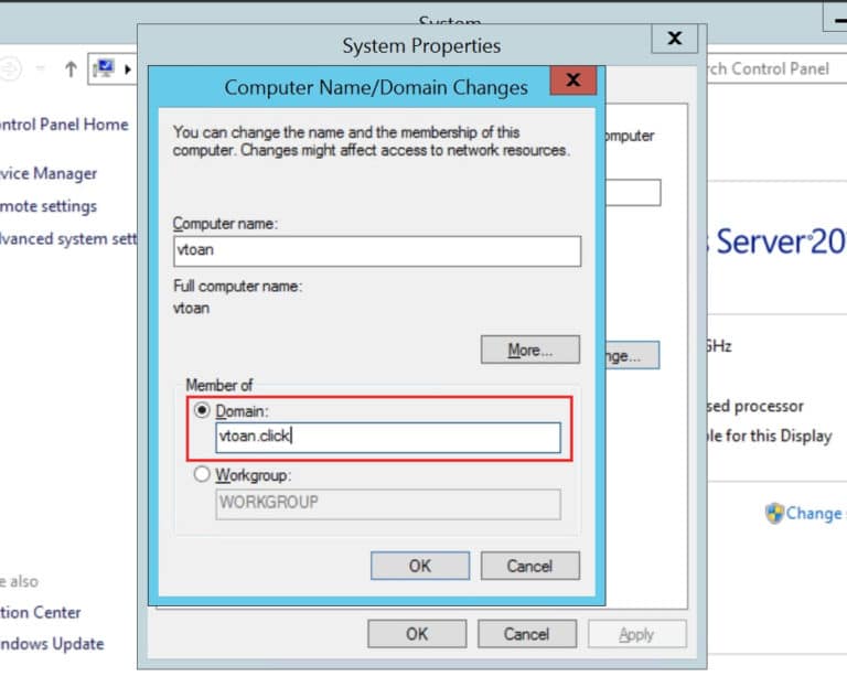 Hướng dẫn cách Join Domain trong Windows 8 và 10