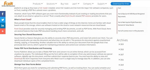 Foxit Cloud là gì? Hướng dẫn tạo tài khoản Foxit Cloud - BKNS