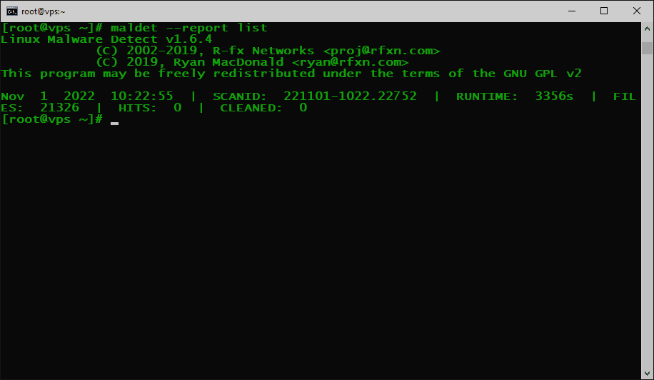 Hướng dẫn cài đặt và sử dụng Maldet - BKNS