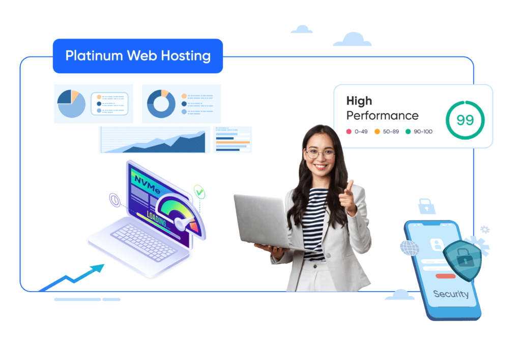 Platinum Web Hosting - Hosting NVMe Tốc Độ Cao, Backup 3 Lần/Ngày